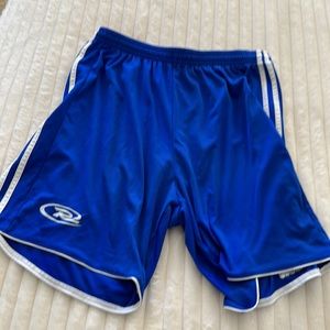 adidas | Shorts | Adidas Mens Soccer Shorts Royal Blue Gray | Poshmark